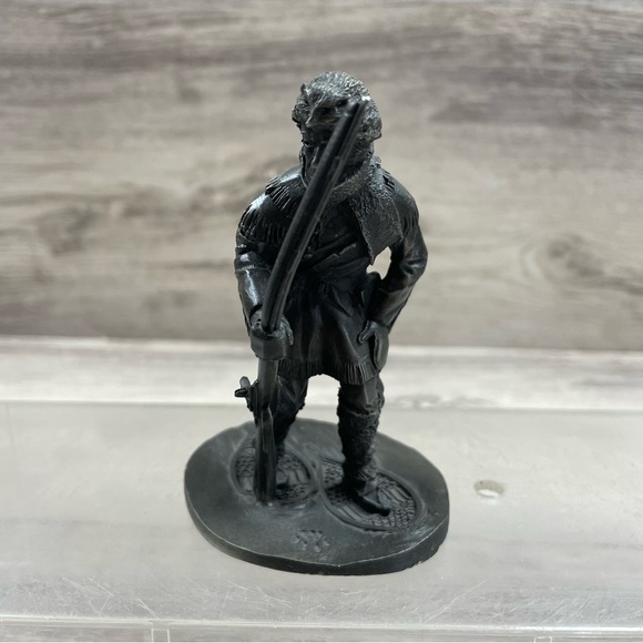Franklin Mint | Art | Vintage 975 Franklin Mint The Trapper Fine Pewter ...